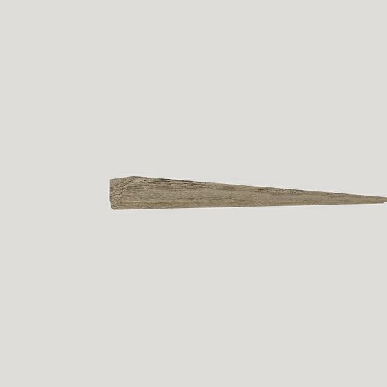 Realistic Weathered Wood Wedge 3D model