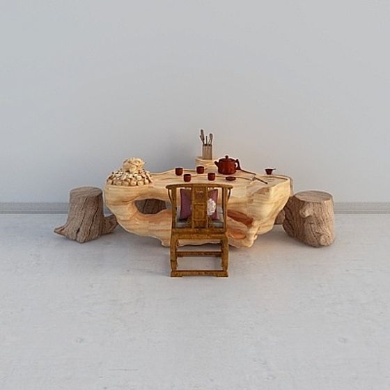 Natural Tea Room 3D model