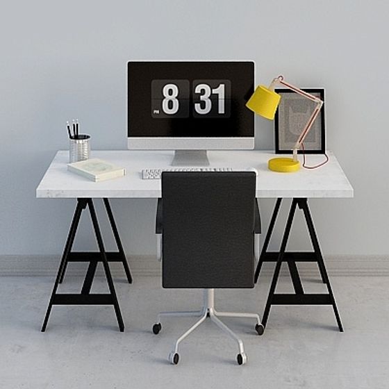 Urban Workspace 3D model for Modern Offices