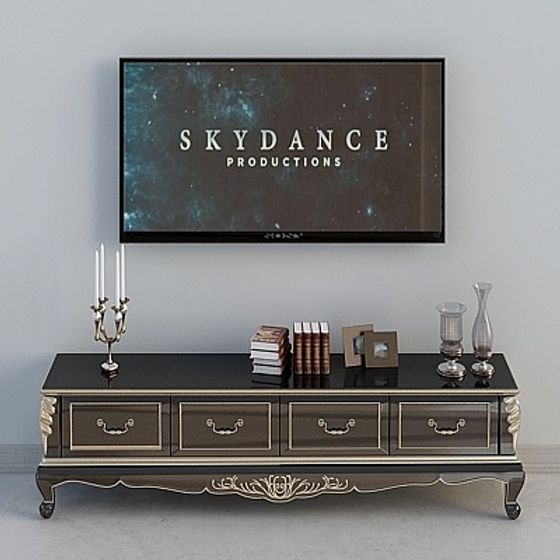 Elegant TV Stand 3D model