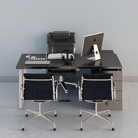 Executive Office Suite 3D Model