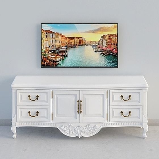 Grand Victorian Console 3D model