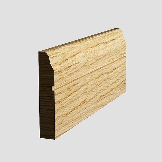 Classic Wood Molding 3D Model – Low-Poly Wood Texture