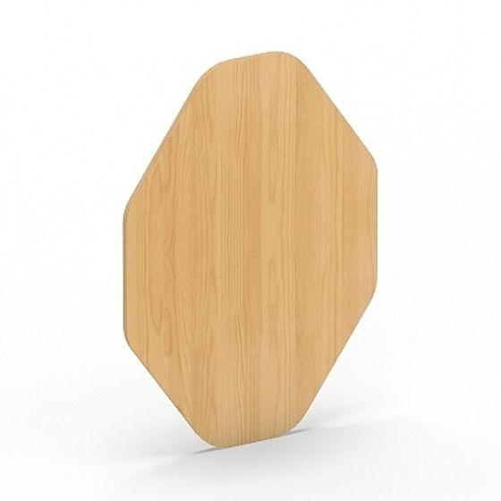 Hexagon Wood Board 3D model for Creative Projects