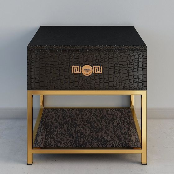 Crocodile Luxury Side Table 3D model