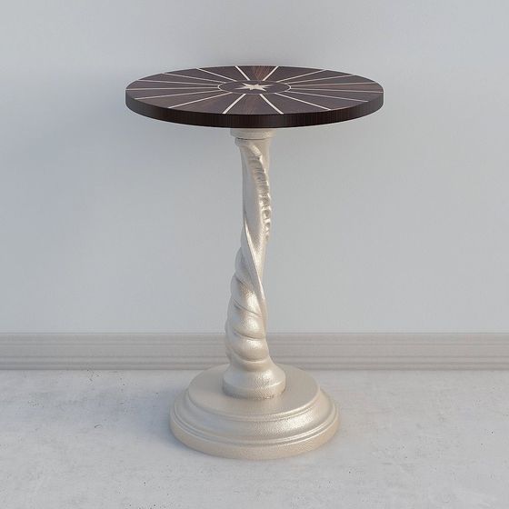 Elegant Round Table 3D model for Modern Design