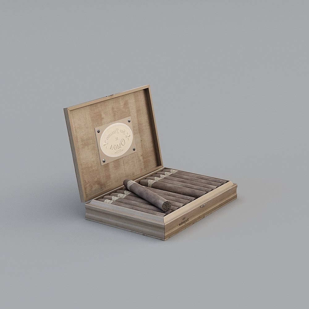 Realistic 3D Cigar Model | Detailed Cigar Render