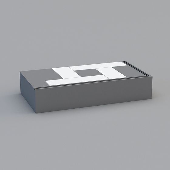 Geometric Box 3D model for Modern Design