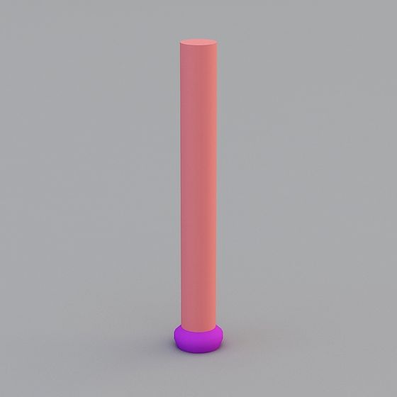 Colorful Pillar 3D model for Creative Projects