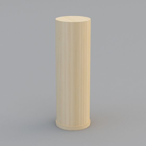Natural Column 3D model - Elegant Minimalist Design