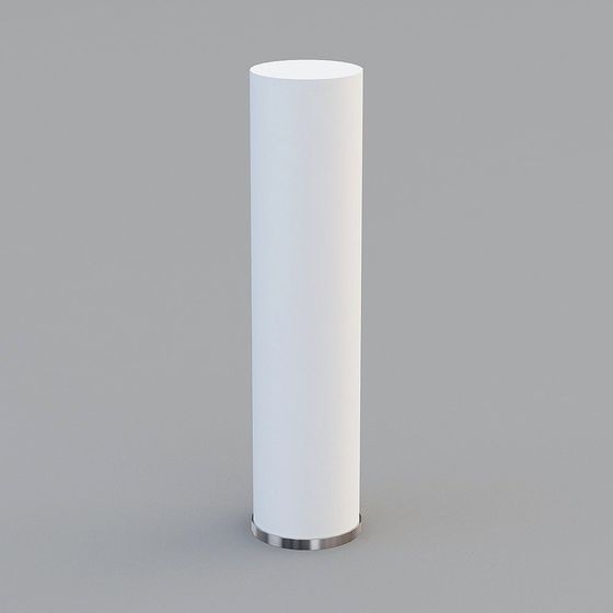 Elegant Minimalist Pillar Light 3D model