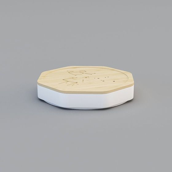 Wooden Constellation Disk 3D model