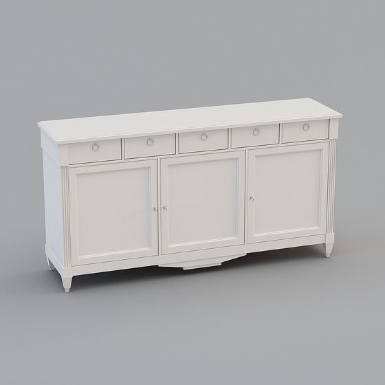 Simple Storage Cabinet 3D model