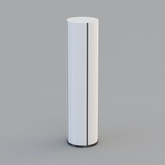 Elegant Low-Poly Cylinder 3D model