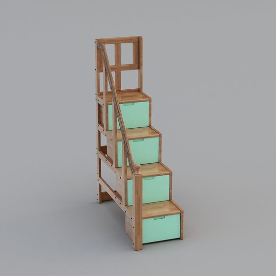 Multifunctional Storage Staircase 3D model