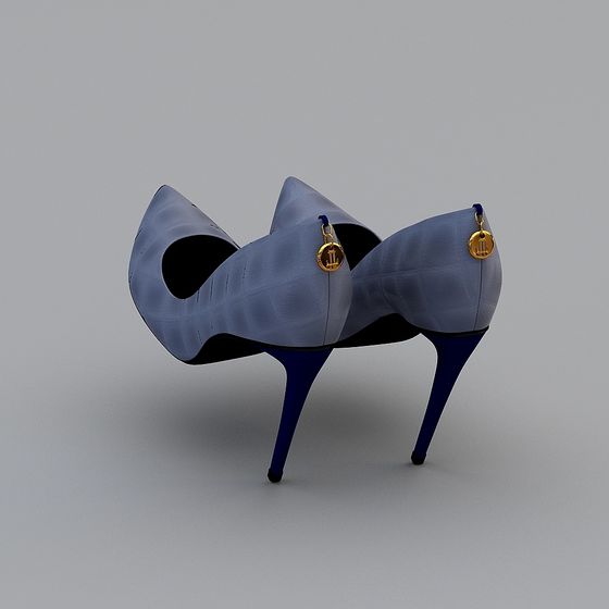 Elegant High Heels 3D Model