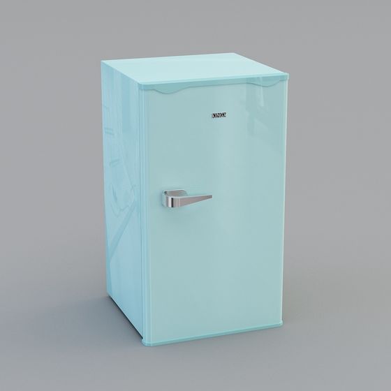 Vintage Modern Refrigerator 3D model
