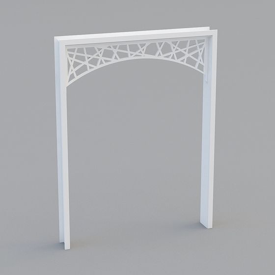 Unique Geometric Arch 3D model for Modern Designs