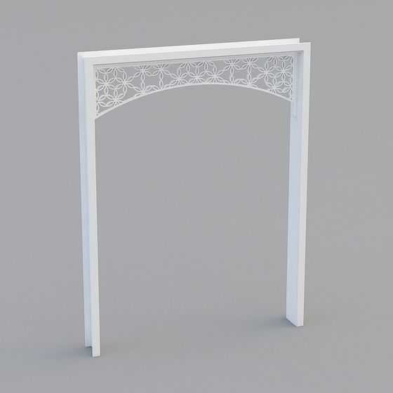 Lacy Arch 3D model with Elegant Design