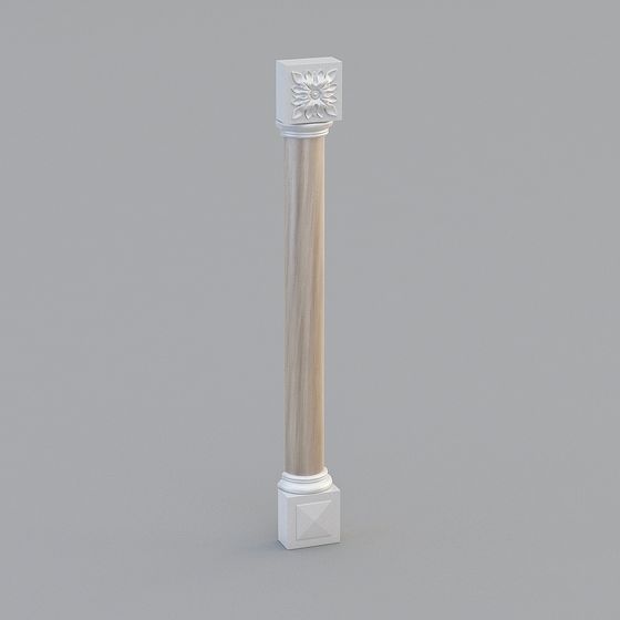 Athens Column 3D model - Classical Meets Modern