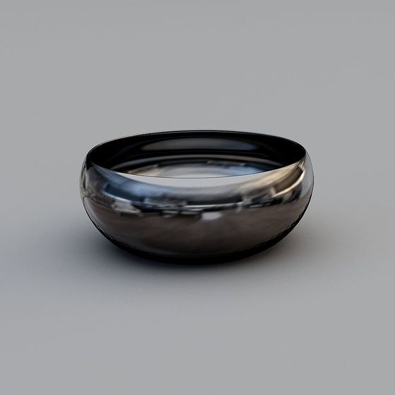 Deep Bowl 3D model - A Gem of Modern Design