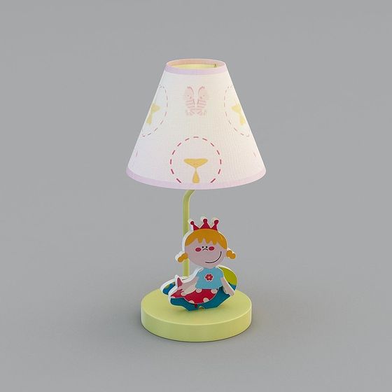 Charming Fairy Tale 3D Lamp Model