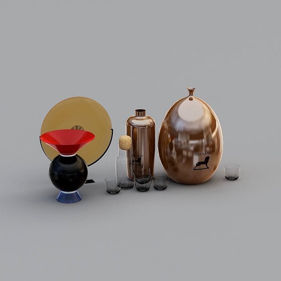 Unique Modern Aesthetic 3D Model for Creative Projects
