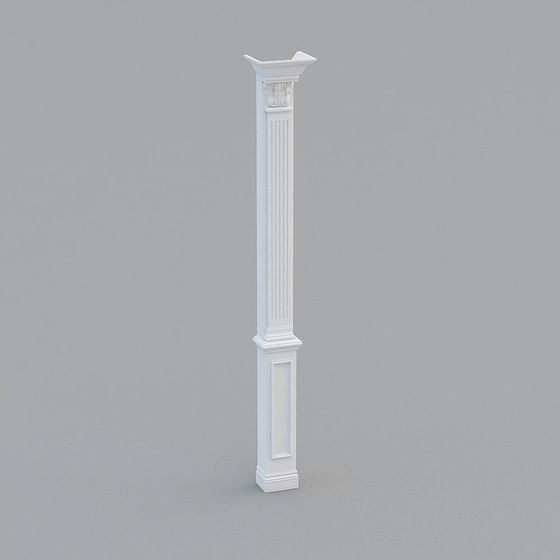 Stylish Roman Column 3D model for Creative Projects