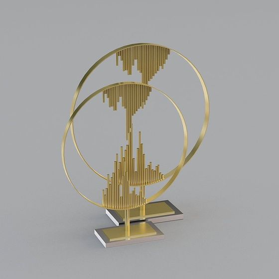 Timeless Loop 3D model - Modern Art & Tech