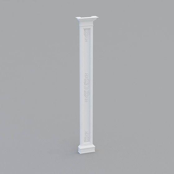Elegant Roman Column 3D model for Virtual Projects