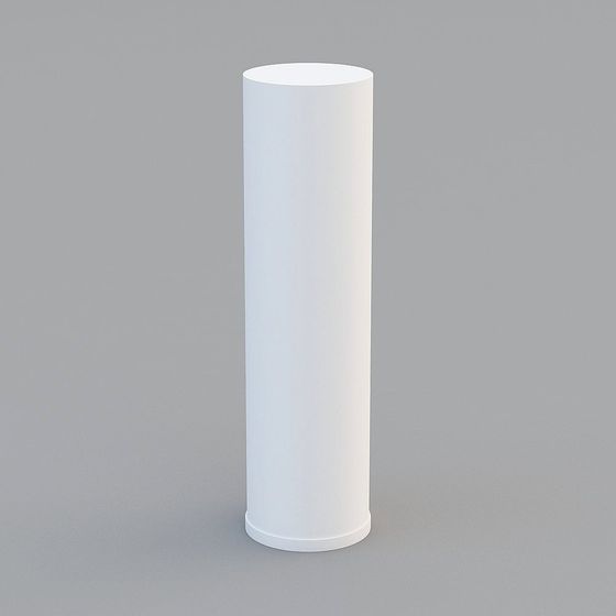 Elegant Low-Poly Cylinder 3D model