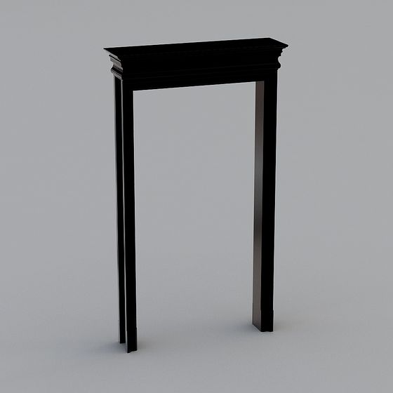 Elegant Classic Door Frame 3D model
