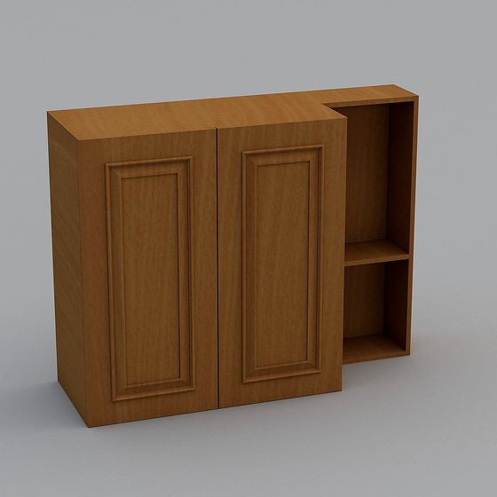 Minimalist Storage Cabinet 3D model