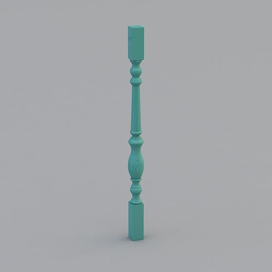 Vintage Baluster 3D model for Unique Designs