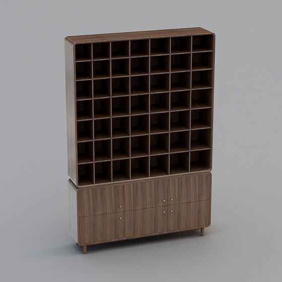 City Bookshelf 3D model