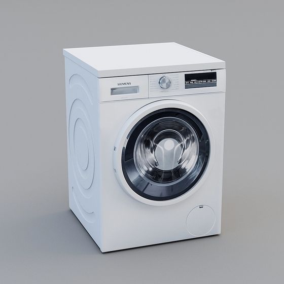 Modern Siemens Washing Machine 3D model