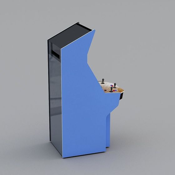 Retro Arcade Cabinet 3D model