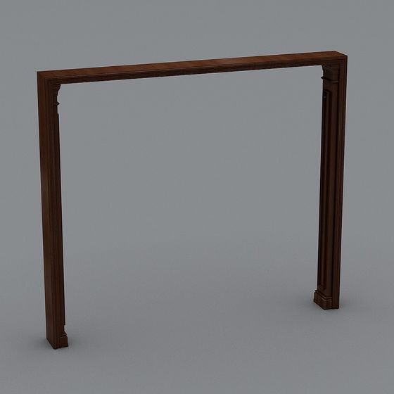 Elegant Classic Door Frame 3D model