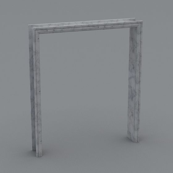 Elegant Marble Door Frame 3D model