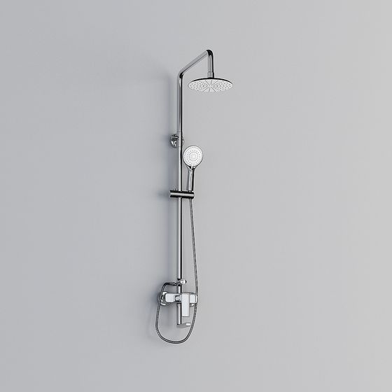 Futuristic Shower System 3D model