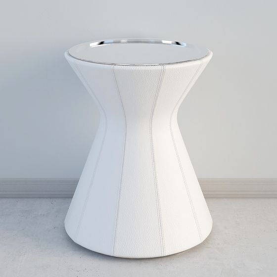 Sleek Low-Poly Side Table 3D model