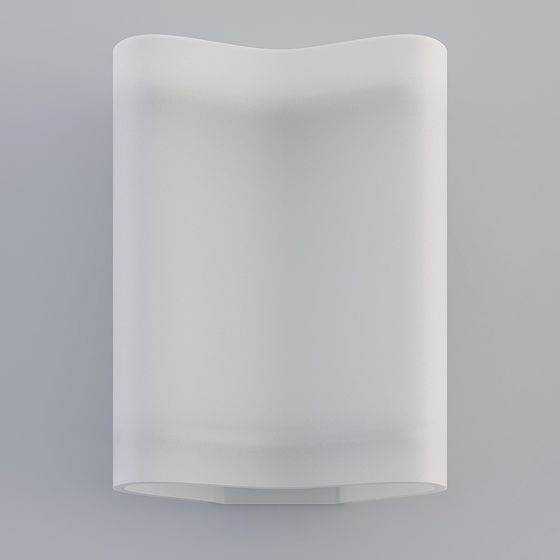 Sleek Low Polygon Pendant Light 3D model