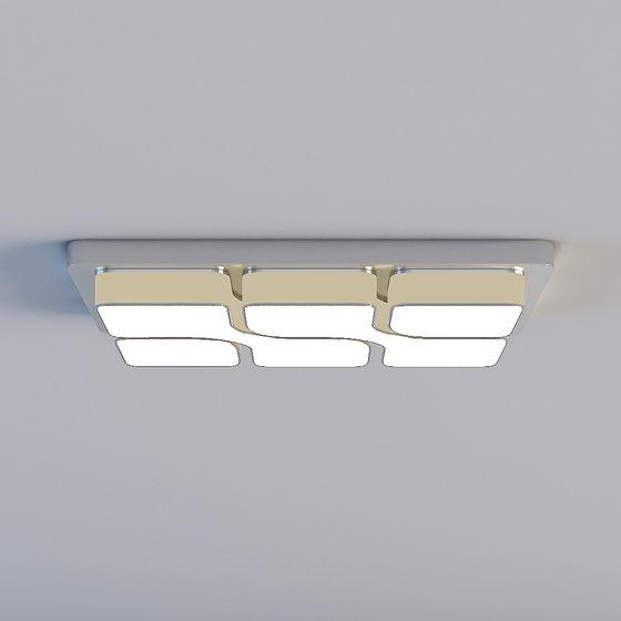 Stylish LED Ceiling Light 3D model
