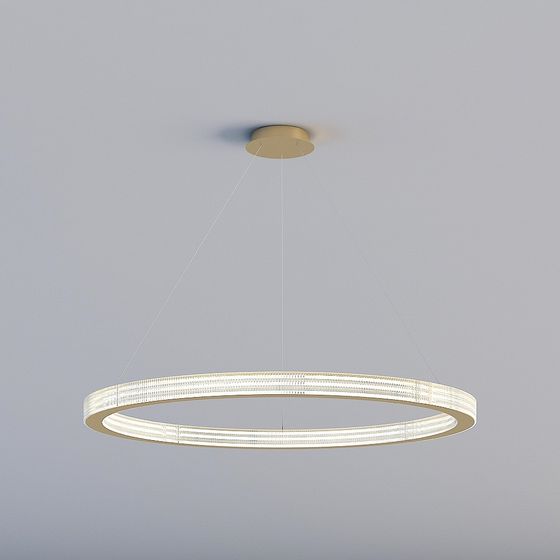 Modern Ring Pendant Light 3D model