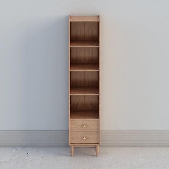City Corner Bookshelf 3D model