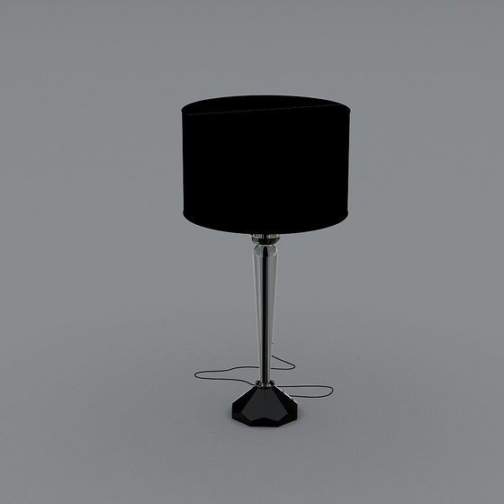 Modern Low-Poly Table Lamp 3D model