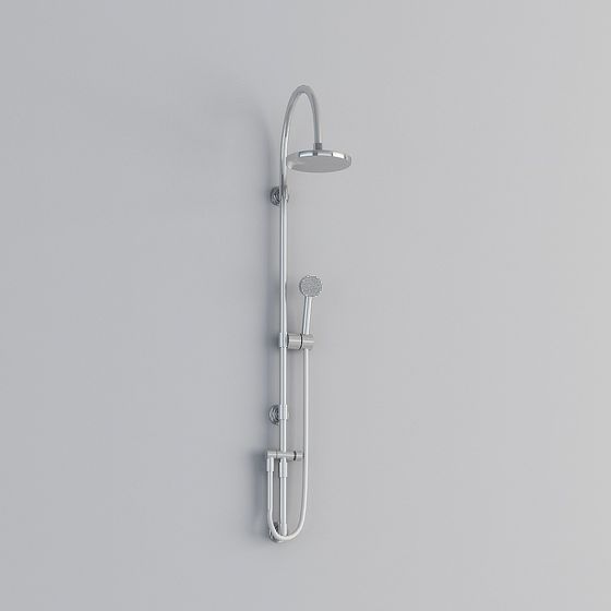 Minimalist Shower System 3D model
