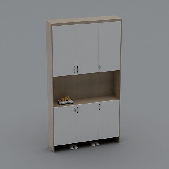 Urban Study Cabinet 3D model for Modern Interiors