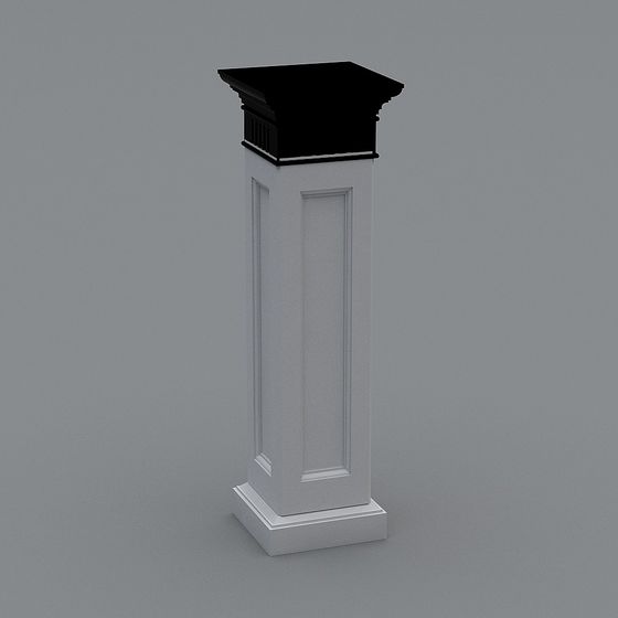Classic Roman Column 3D model