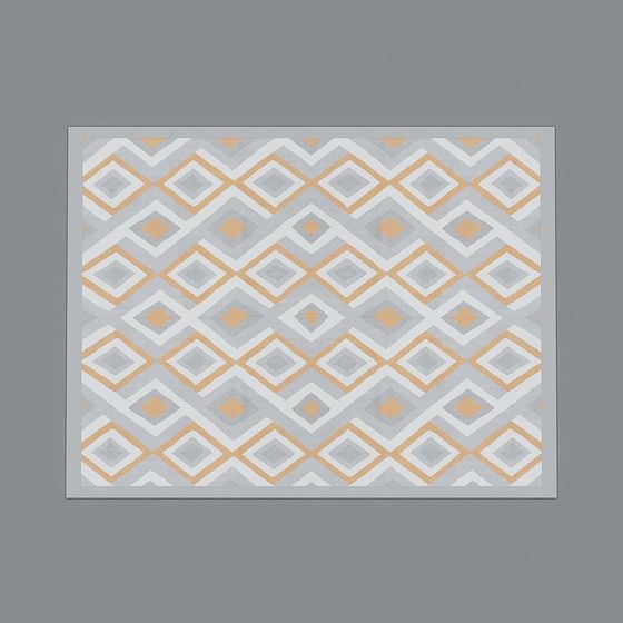 Diamond Interwoven 3D model for Modern Design